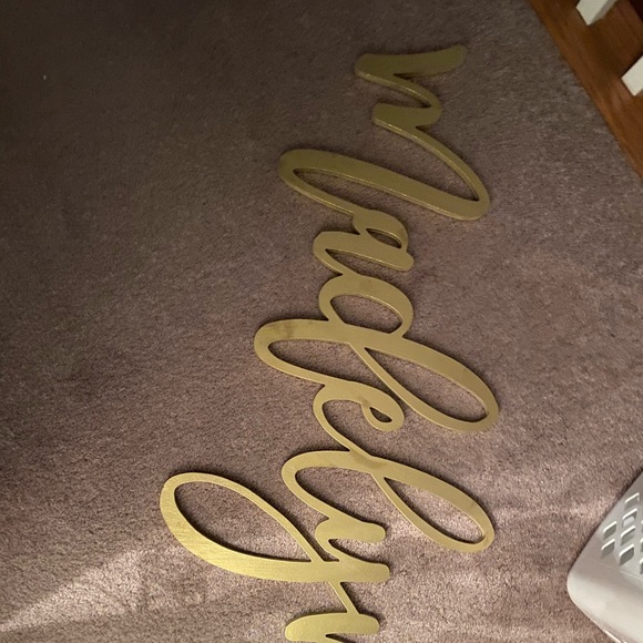 Wall Decor | Madelyn Sign Modern Calligraphy | Poshmark